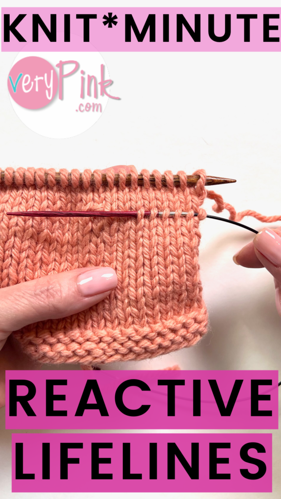 Knit*Minute - Reactive Lifelines - v e r y p i n k . c o m - knitting ...